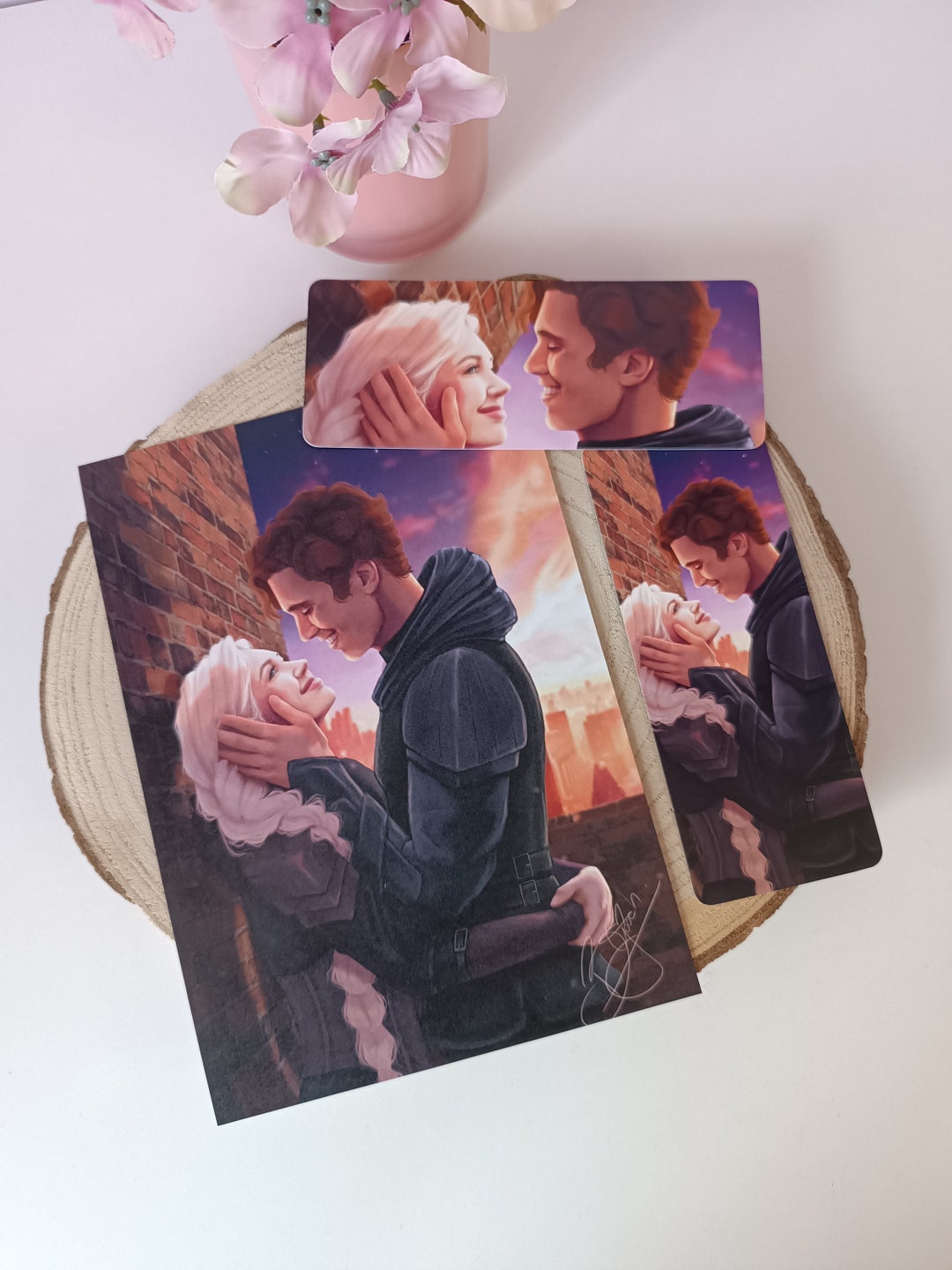 Print and Bookmark Sam and Celaena Throne of Glass SJM Official License ...
