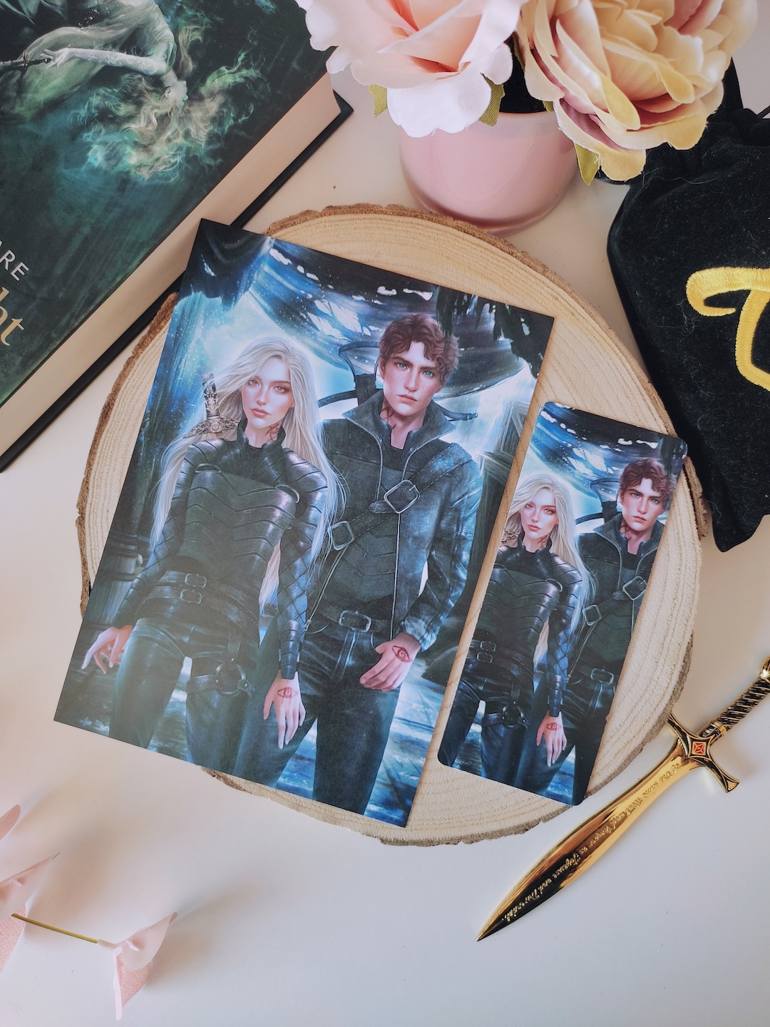Print and Bookmark Emma and Julian Shadowhunters - Etsy