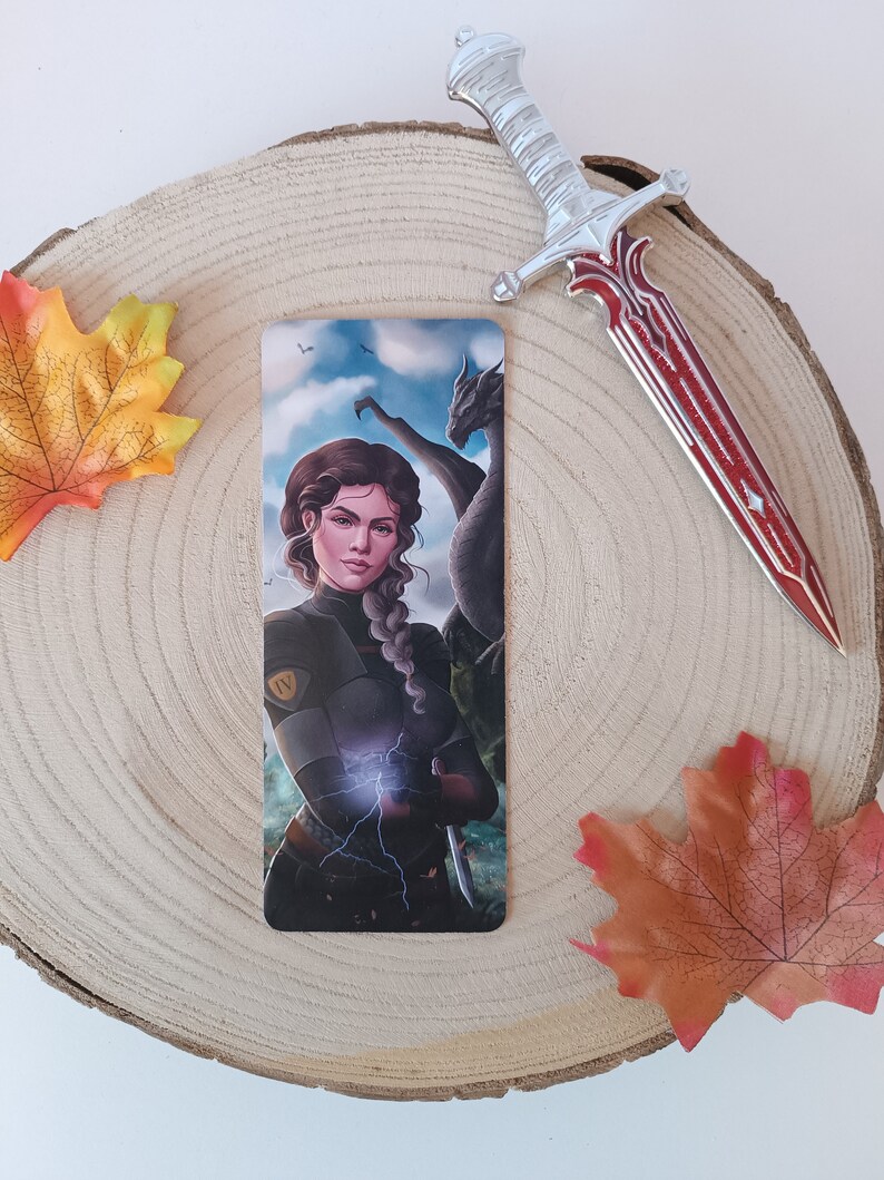 Print and Bookmark Violet With Tairn and Andarna Fourth - Etsy UK