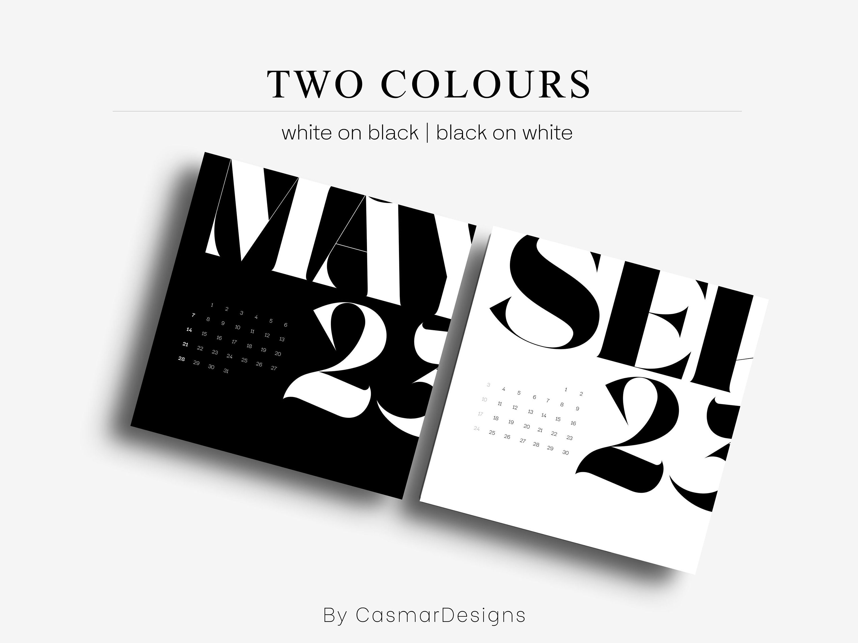 12 Month Calendar for 2023 - Etsy Canada