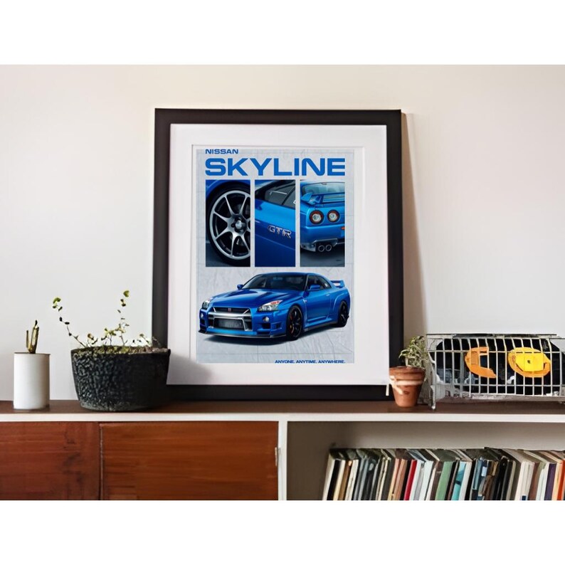 Nissan Skyline Poster for Sale, Perfect for Any Enthusiast. Jdm Car ...