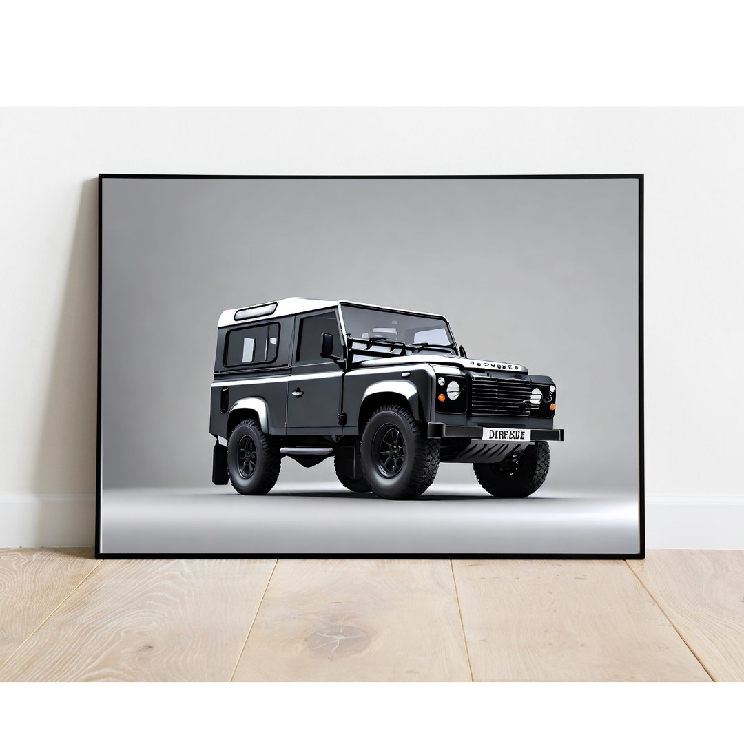 Land Rover Defender Land Rover Car Poster Defender Offroad off Road ...