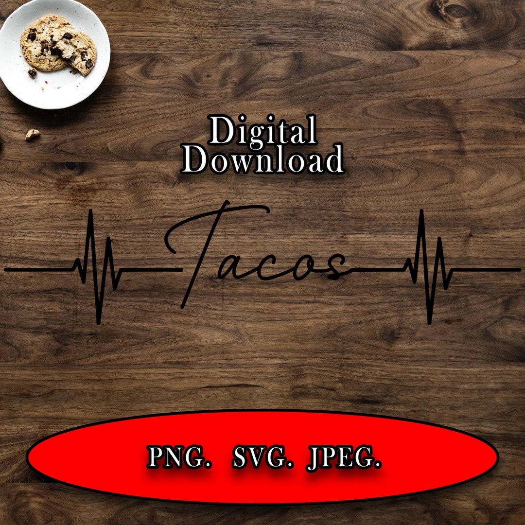 Downloadable Png. Svg. Jpeg. "tacos" - Etsy Australia