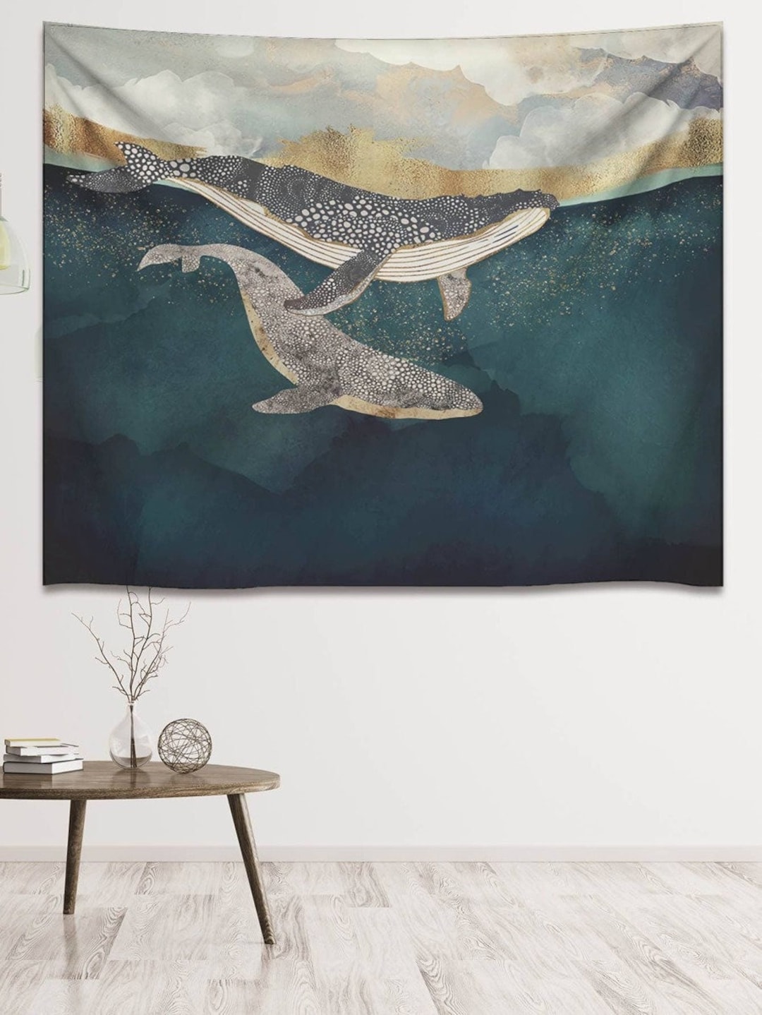 LARGE Whale Shark Tapestry | Ocean Tapestry | Sea Tapestry | Beach ...