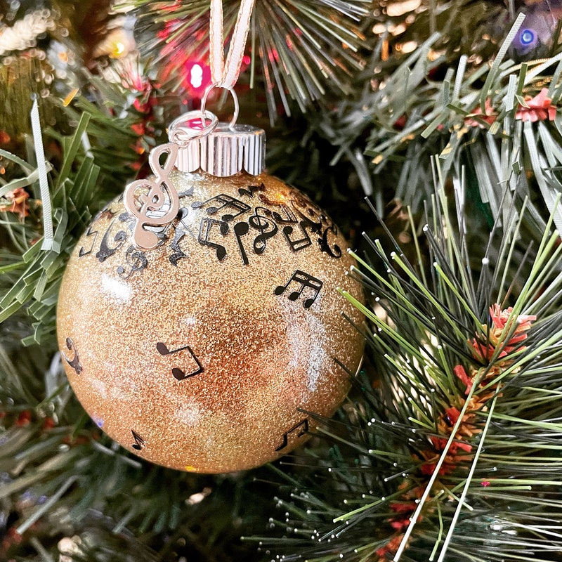 Musical Note Ornament - Etsy