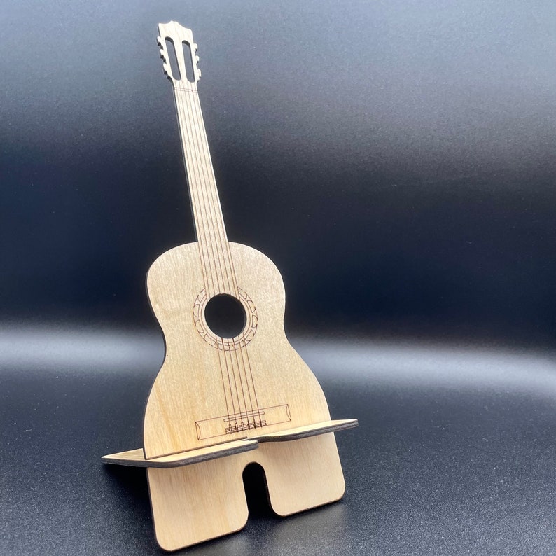 Music Cell Phone Stand/ Wooden Phone Dock/ Violin Phone Holder/ Gift ...