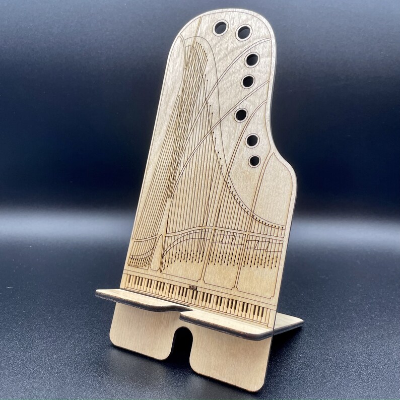 Cell Phone Stand/ Wooden Phone Dock/ Music Phone Holder/ Gift - Etsy