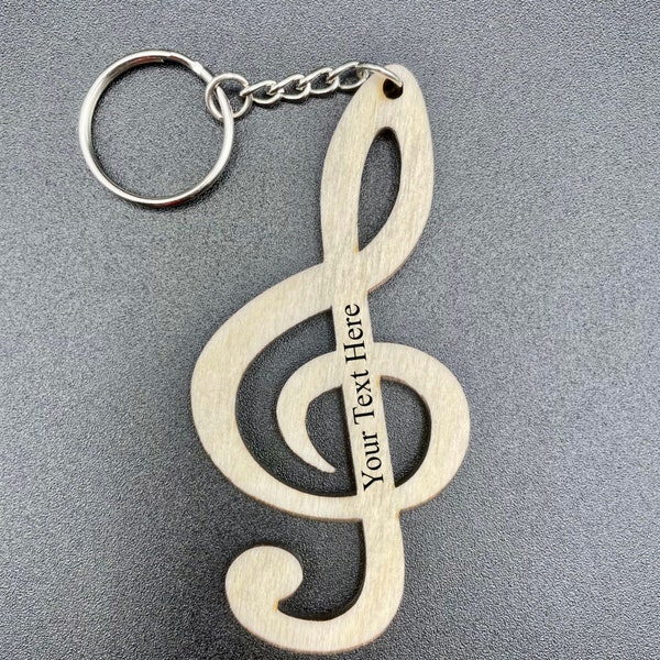 Wooden Treble Clef - Etsy