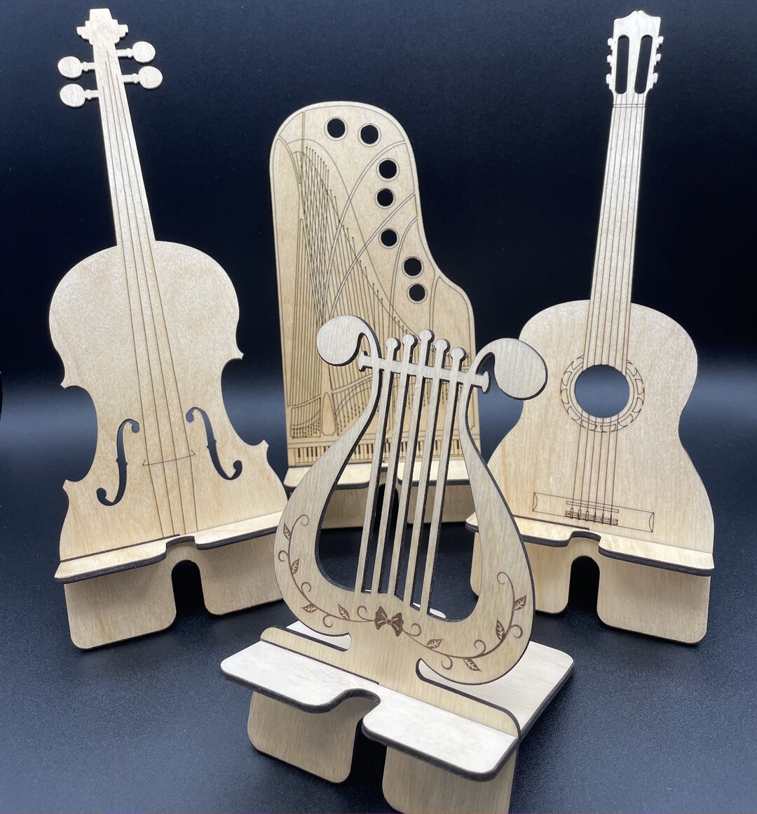 Cell Phone Stand/ Wooden Phone Dock/ Music Phone Holder/ Gift Basket ...