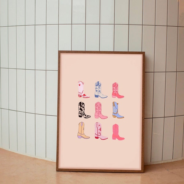 Printable Boot Print - Etsy