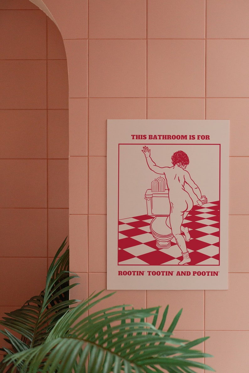 This Bathroom is for Rootin' Tootin' and Pootin', Printable Western Art ...