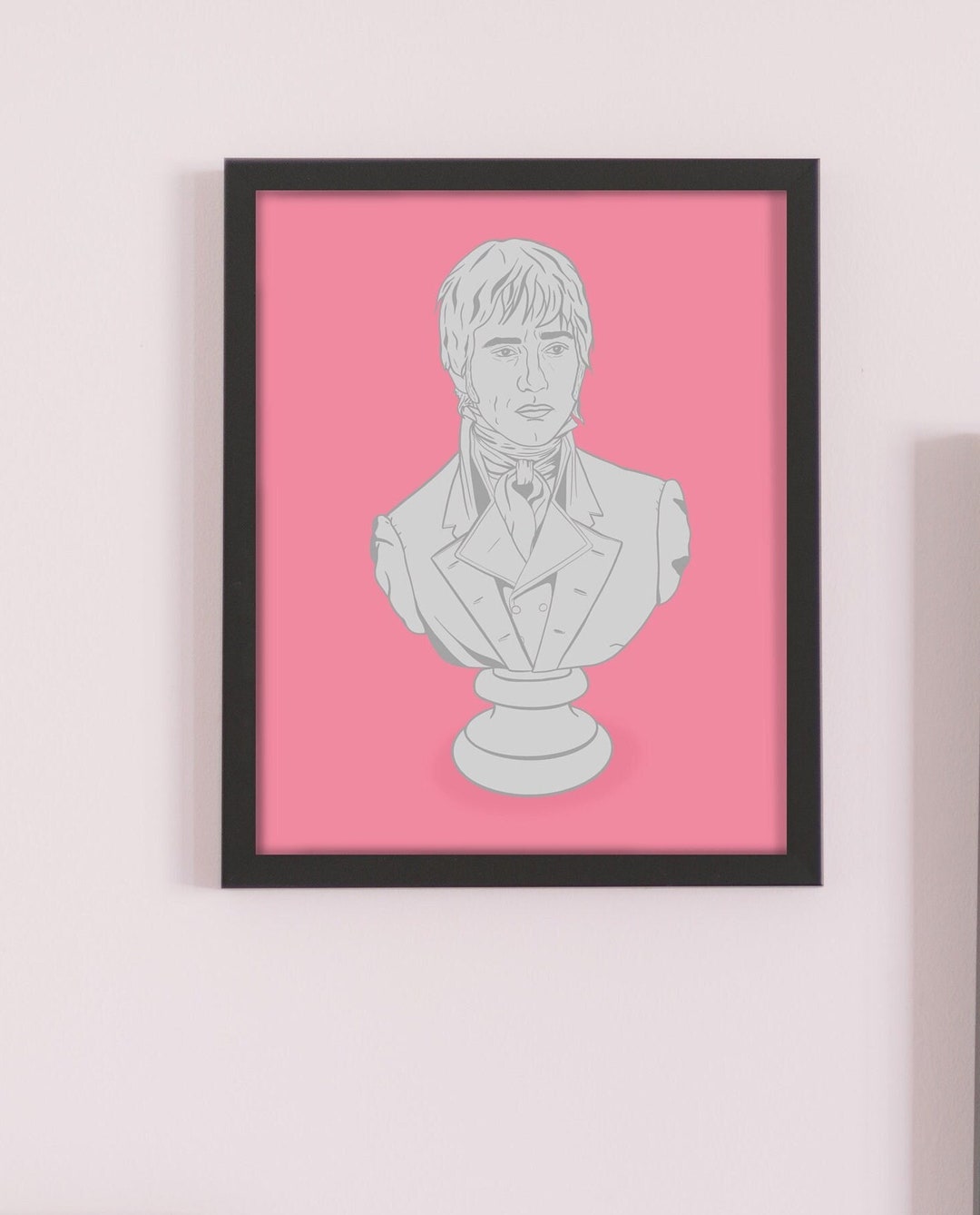 Mr. Darcy Fitzwilliam Bust Print From the 'pride and - Etsy
