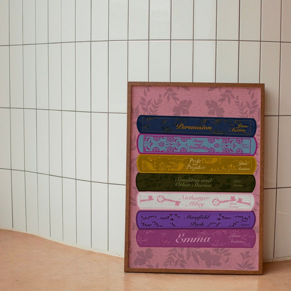 Jane Austen Poster - Etsy