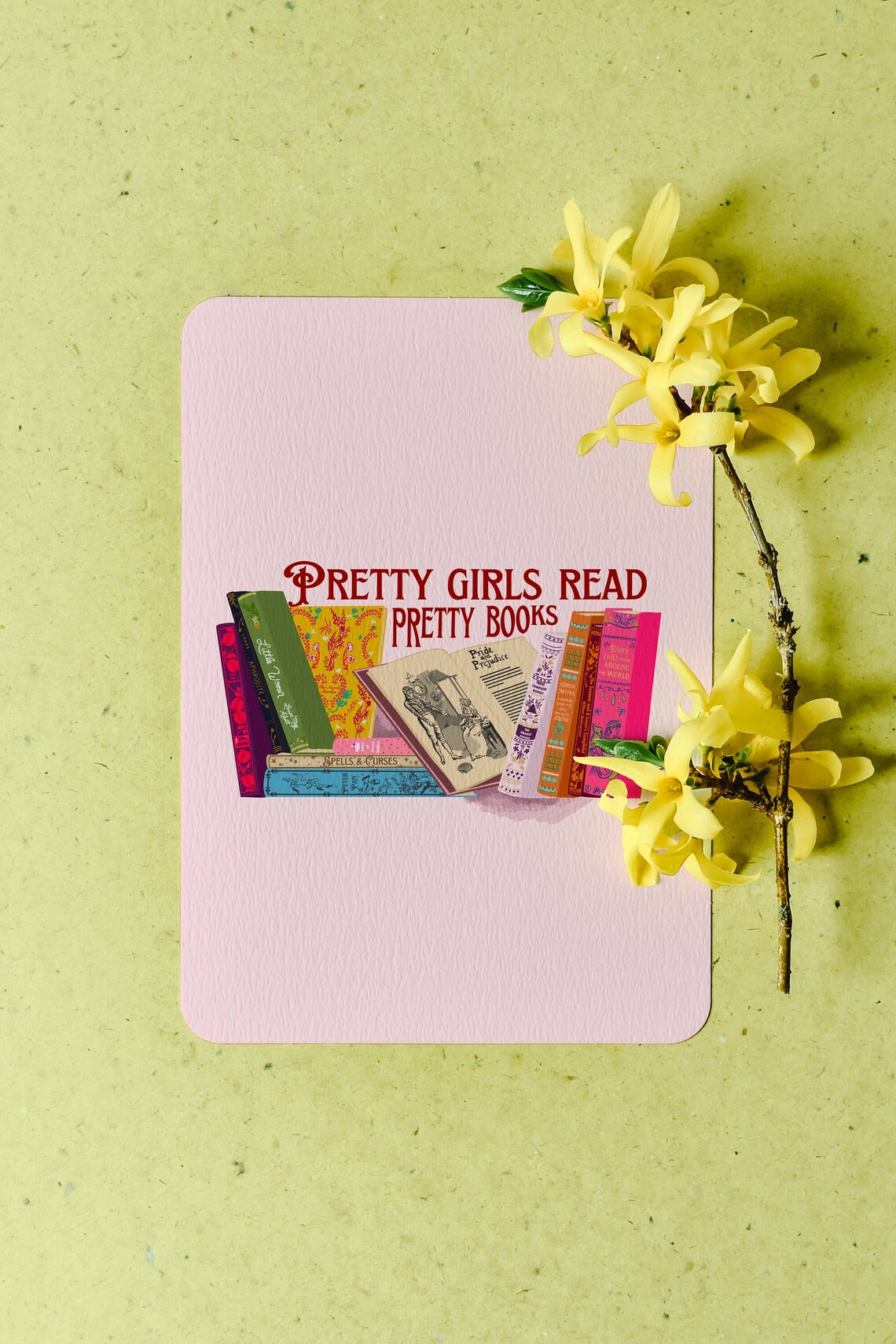Pretty Girls Read Pretty Books Print, Trendy Wall Art (digital Download ...