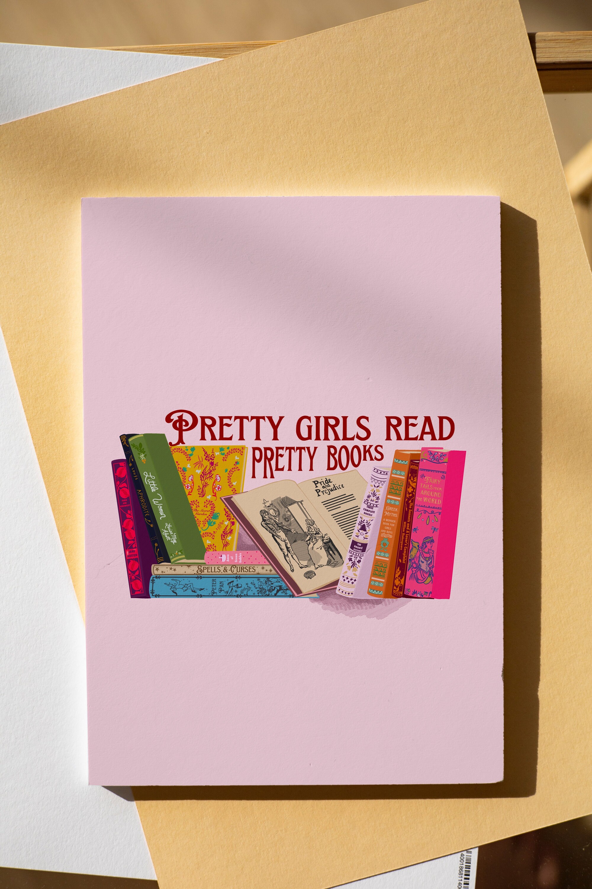 Pretty Girls Read Pretty Books Print, Trendy Wall Art (digital Download ...