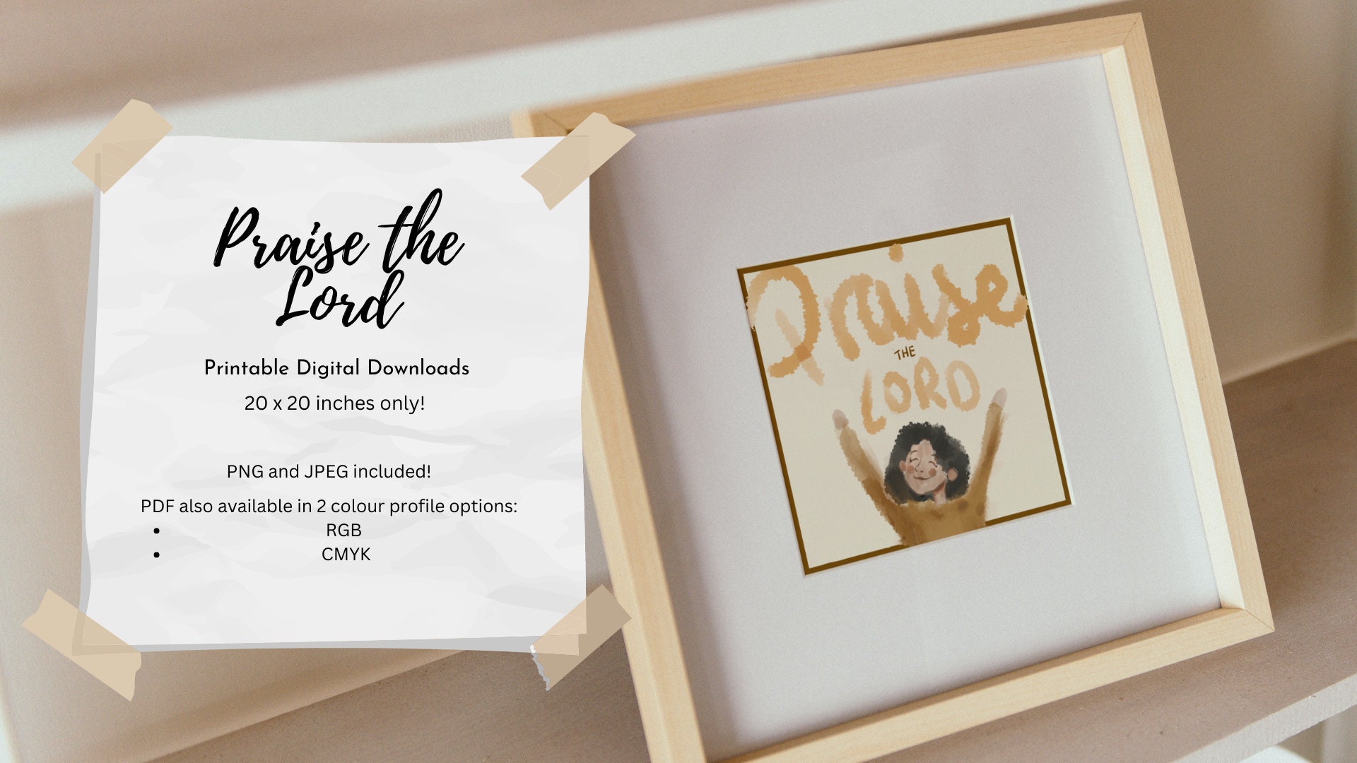 Praise the LORD, Christian Printable Wall Art, Digital Download, Praise ...