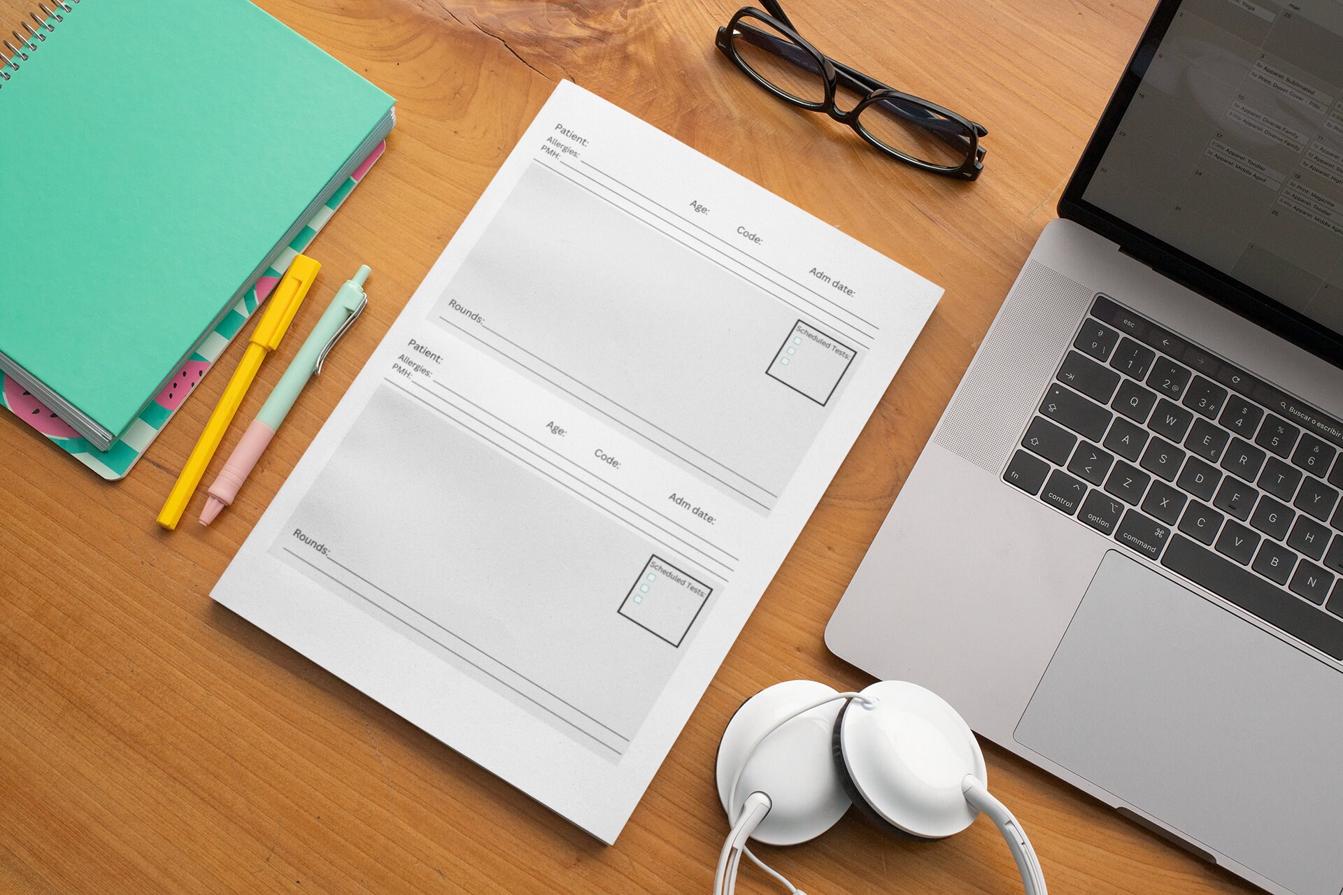 Nurse Report Sheet Super Simple Report Sheet Super - Etsy