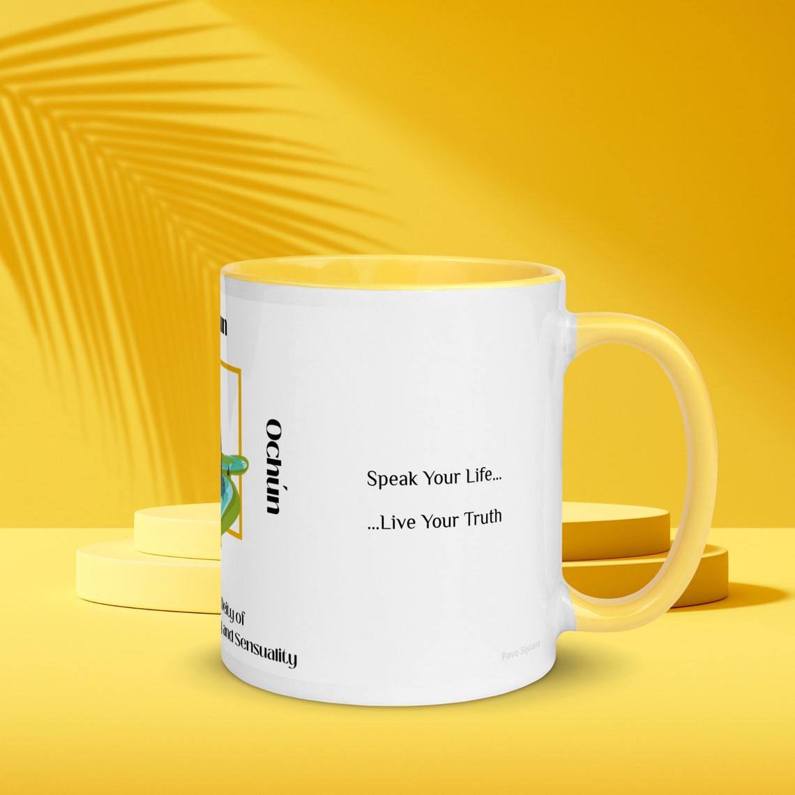 Oshun Color Rim African Goddess/ Deity Oshun/ Osun/ Ochun Orisha Rivers ...