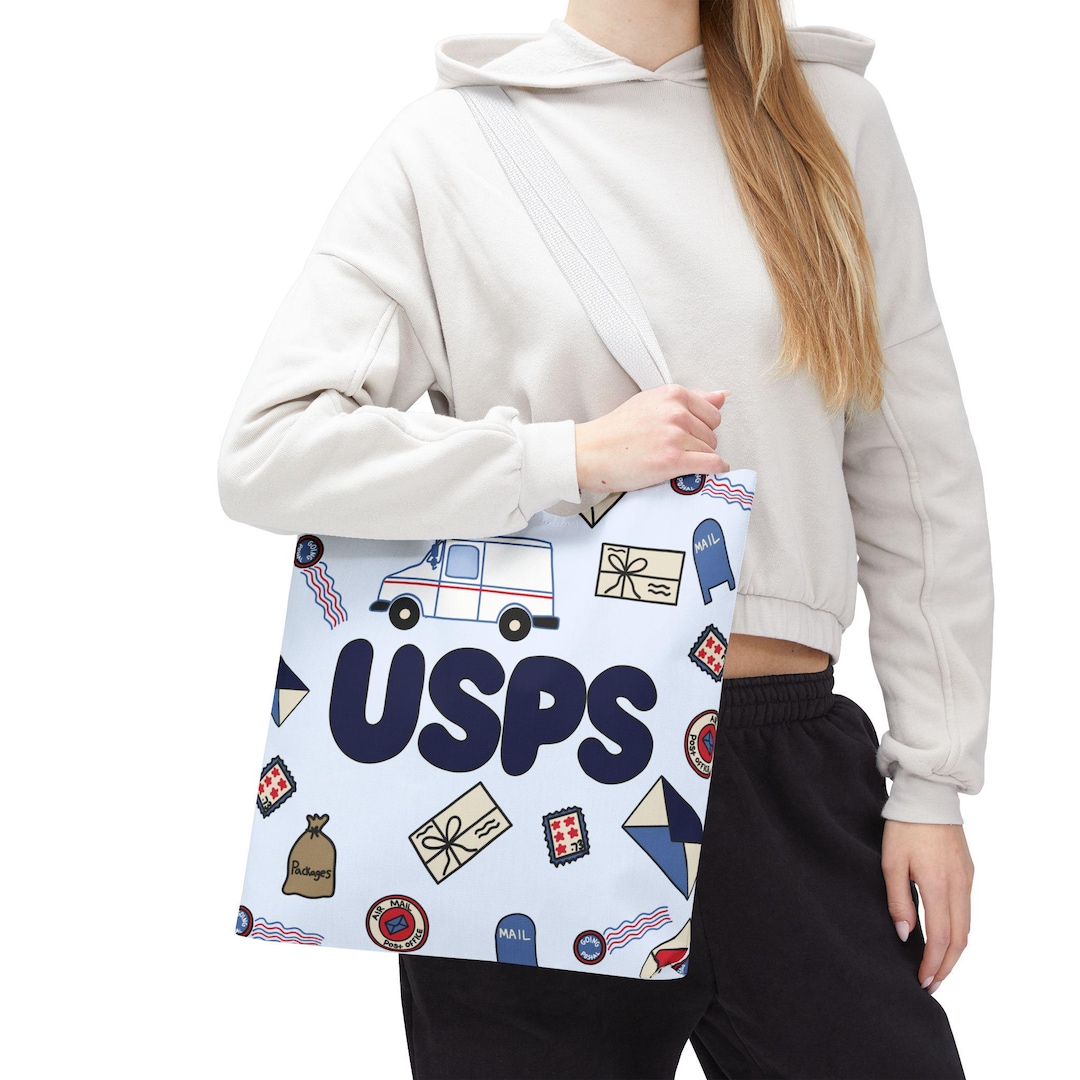 USPS Tote Bag: Polyester Mail Carrier Work Bag - Etsy