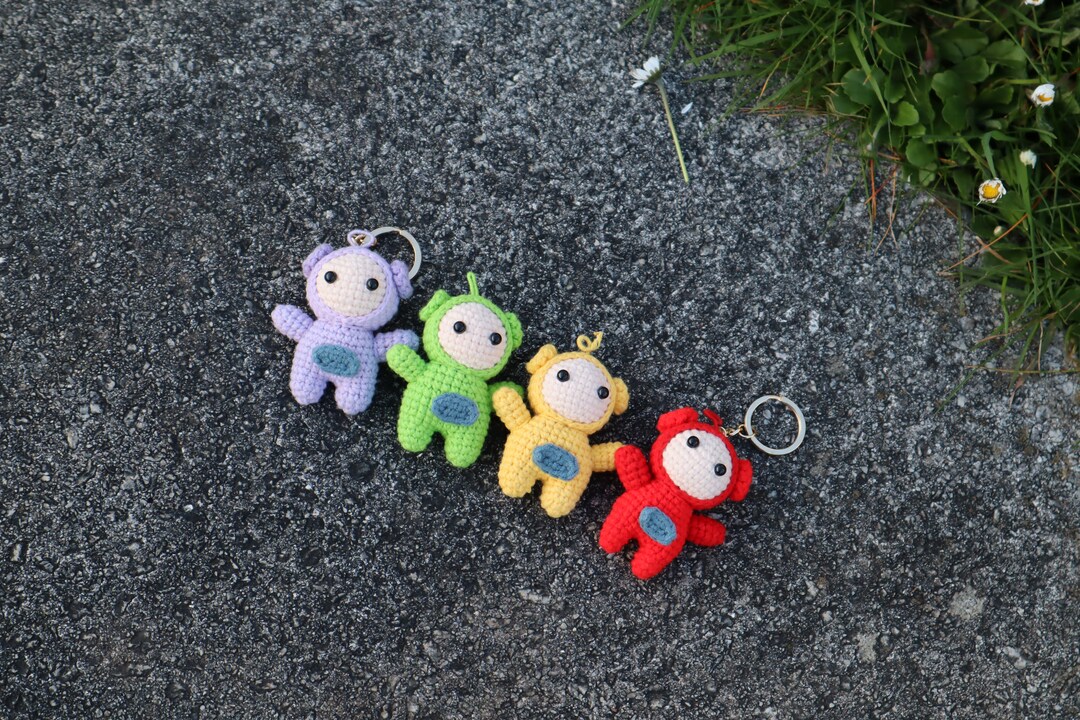 Handmade Crochet Teletubbies/teletubbies Tinky Winky,dipsy,po,laa-laa ...