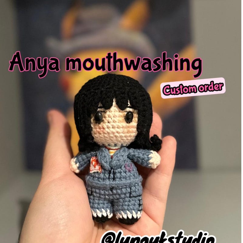 Anya Mouthwashing Plush - Etsy