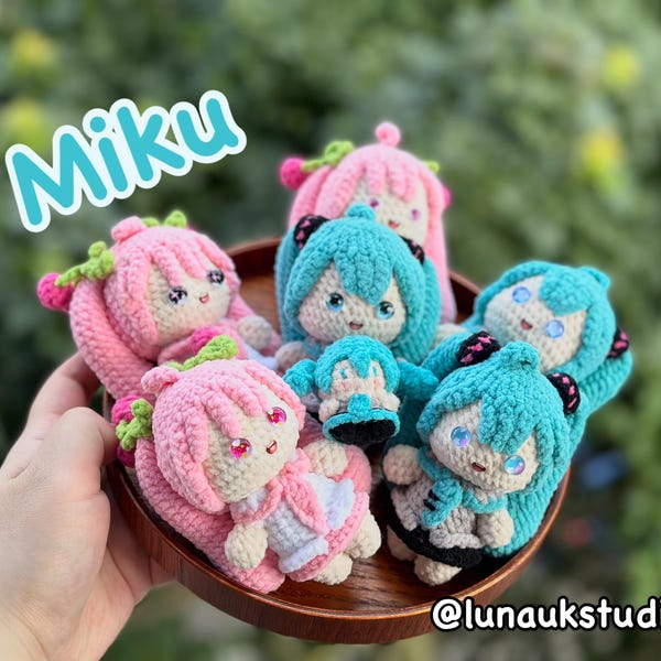 Hatsune Miku Plushie - Etsy