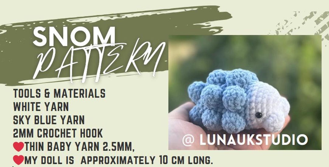 Crochet Pokemon Snom Pattern digital Pattern Onlynot Plushies - Etsy