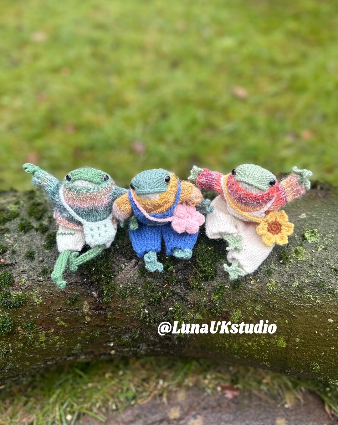 Knitted Frog, Frog and Toad, Froggie's Sweater and Overalls, Frog Plush ...