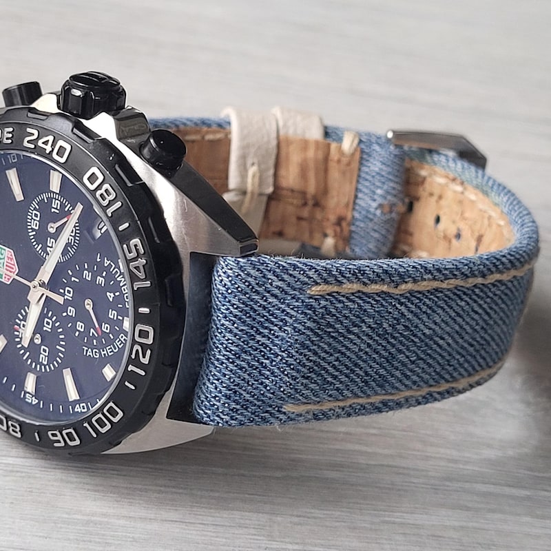 Denim Watch Strap - Etsy