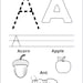 ABC Tracing and Coloring Preschool Worksheet Bundle - Etsy