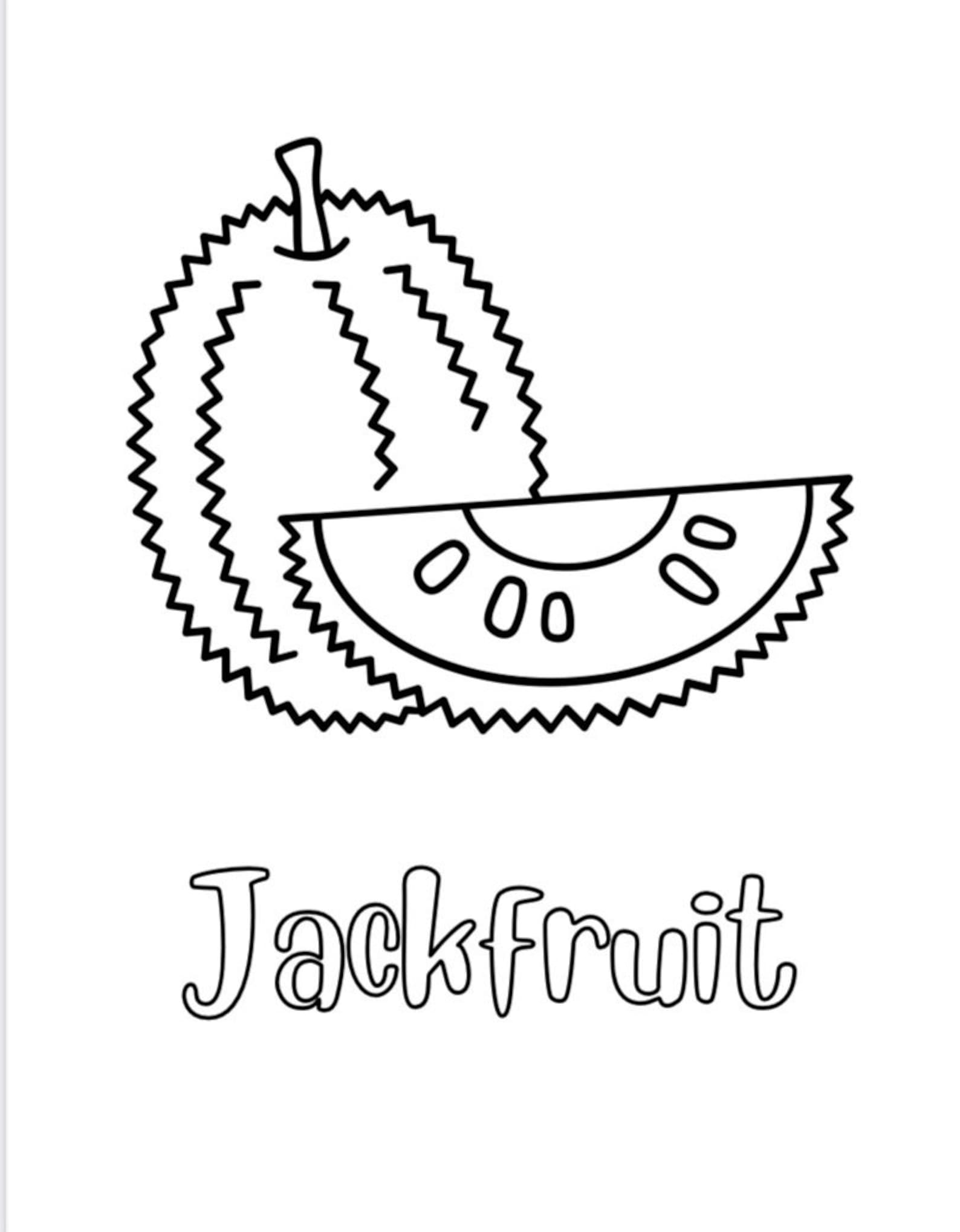 Preschool Coloring Pages Fruit Simple and Unique Worksheets - Etsy