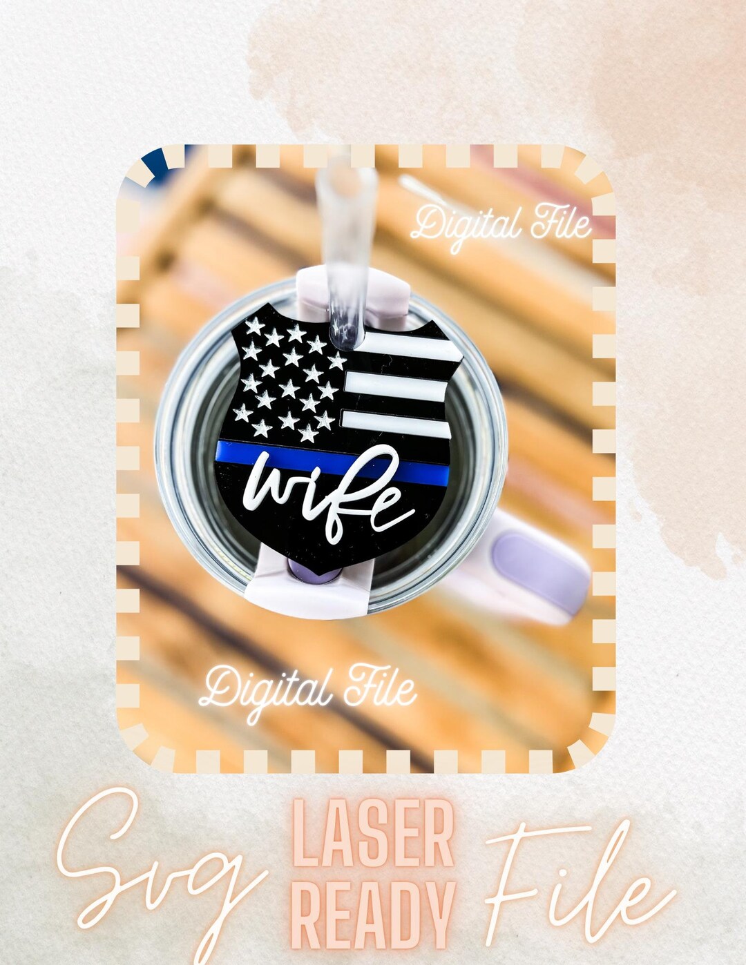 Stanley Topper SVG | Laser Ready | Police Badge SVG | Digital Download ...