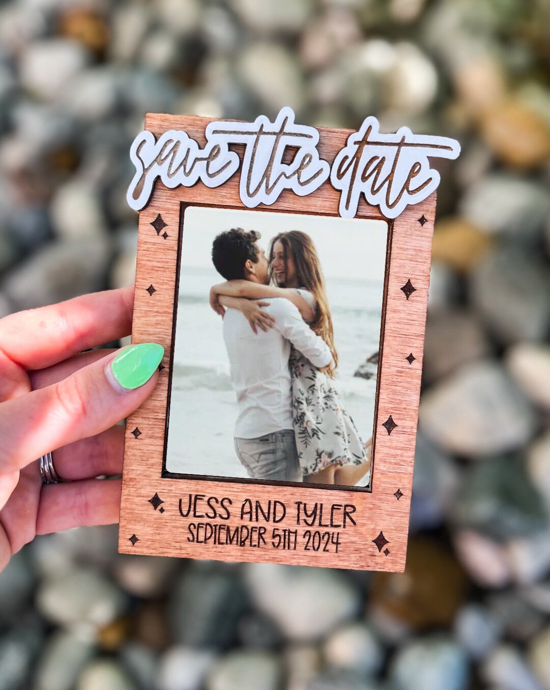 SVG Save the Date Frame Photo, Wedding Frame, Magnet Fridge Picture ...