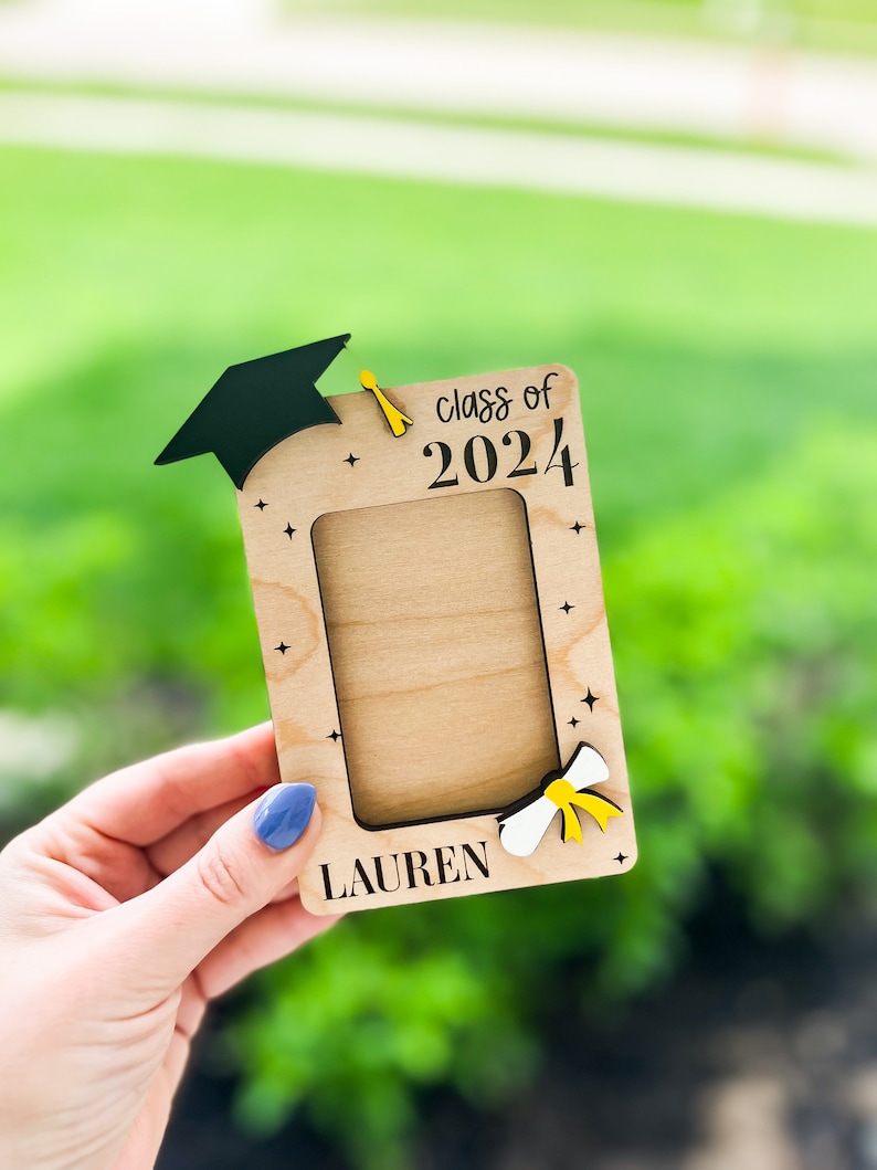 SVG Laser Graduation Grad Class of Frame Photo, Gift for Mom Dad ...