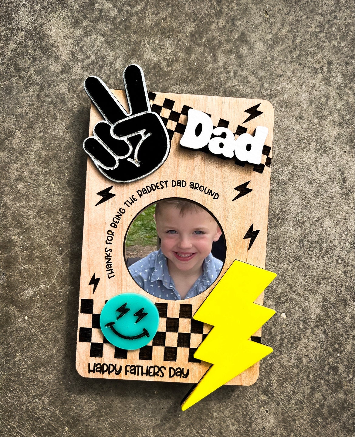 SVG Father's Day Rad Dad Fridge Magnet Photo Frame File | Father's Day ...