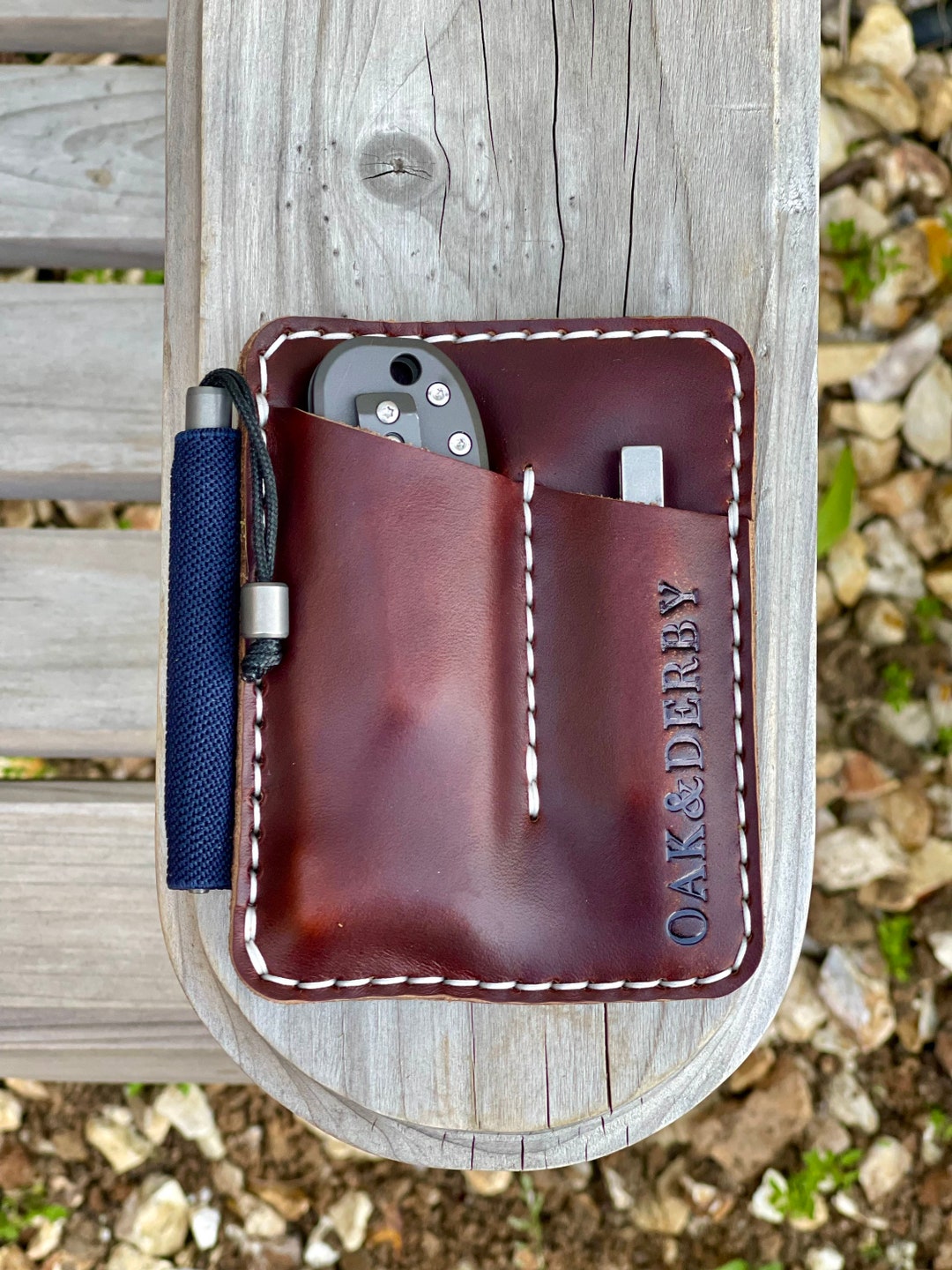 EDC, Pocket Organizer, Knife Sheath, Leather Wallet, Pocket Organizer ...