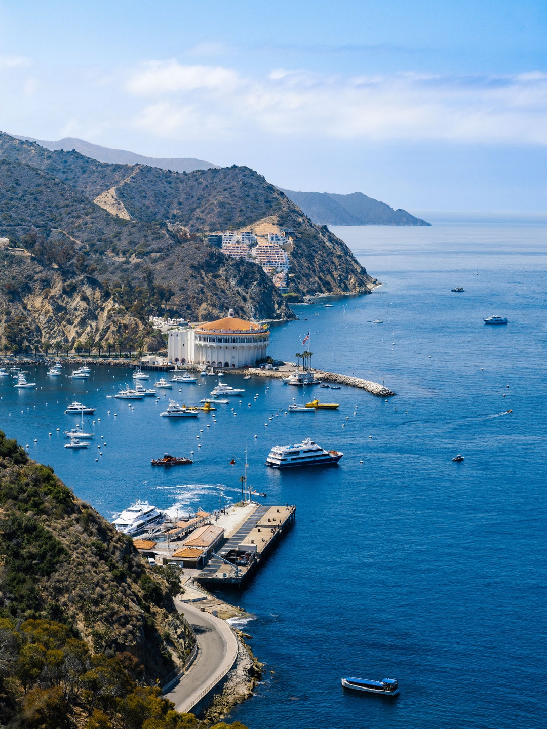 Catalina Island Art: Catalina Harbor Art, Avalon Bay Print, California ...