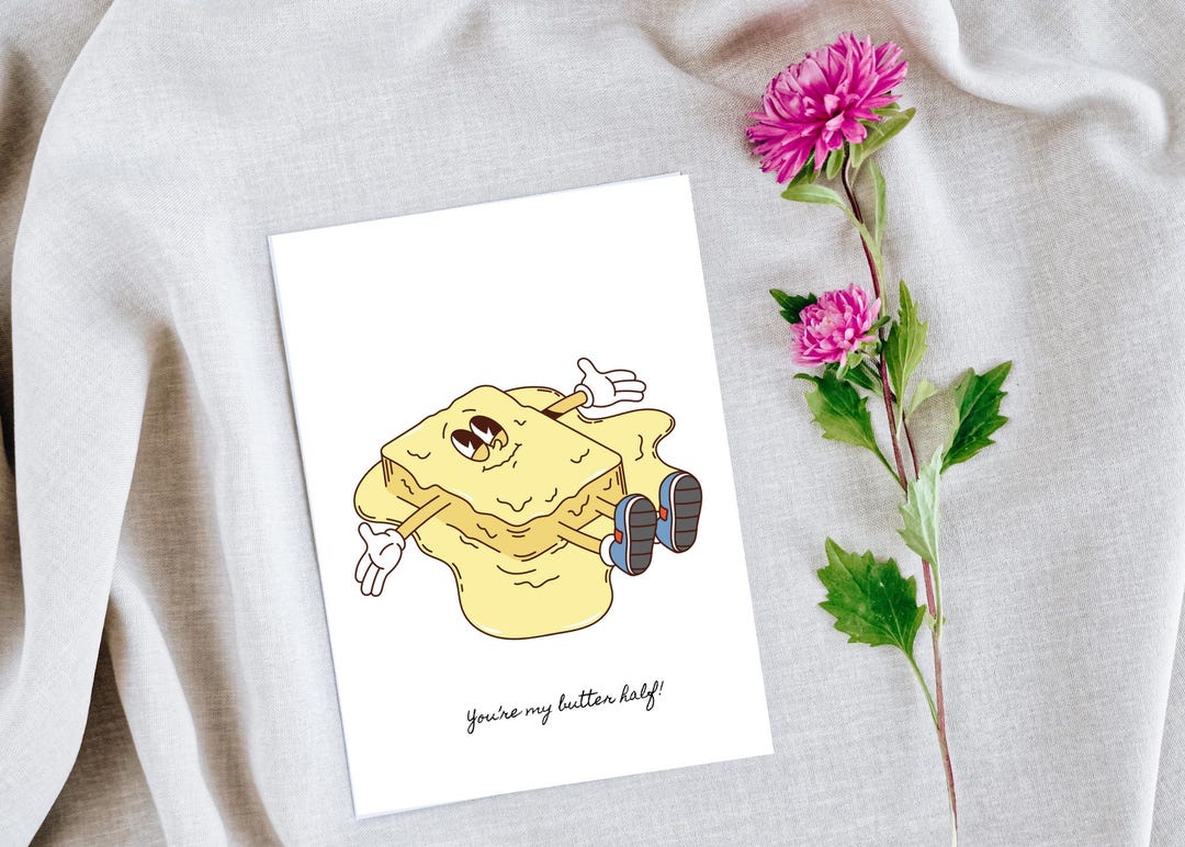 Funny Valentine's Day Cards 2025 You're My Better Half Puns Valentine's ...