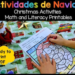 Christmas Worksheets-spanish-kindergarten Worksheets- First Grade ...