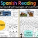 Spanish Close Reading Passages: Animal Bundle-reading - Etsy