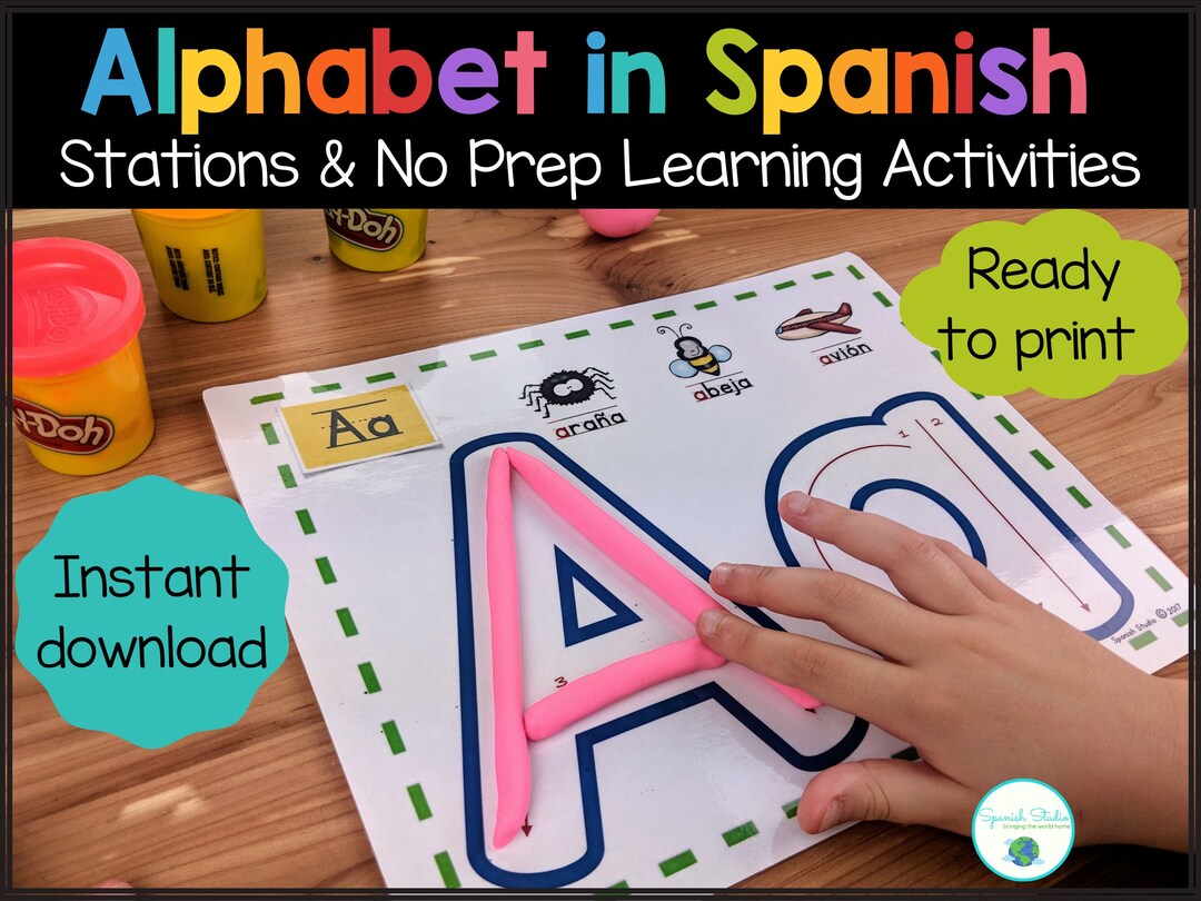 Alphabet Activities-spanish-digital-educational Printables- Early ...