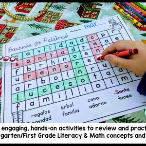 Christmas Worksheets-spanish-kindergarten Worksheets- First Grade ...