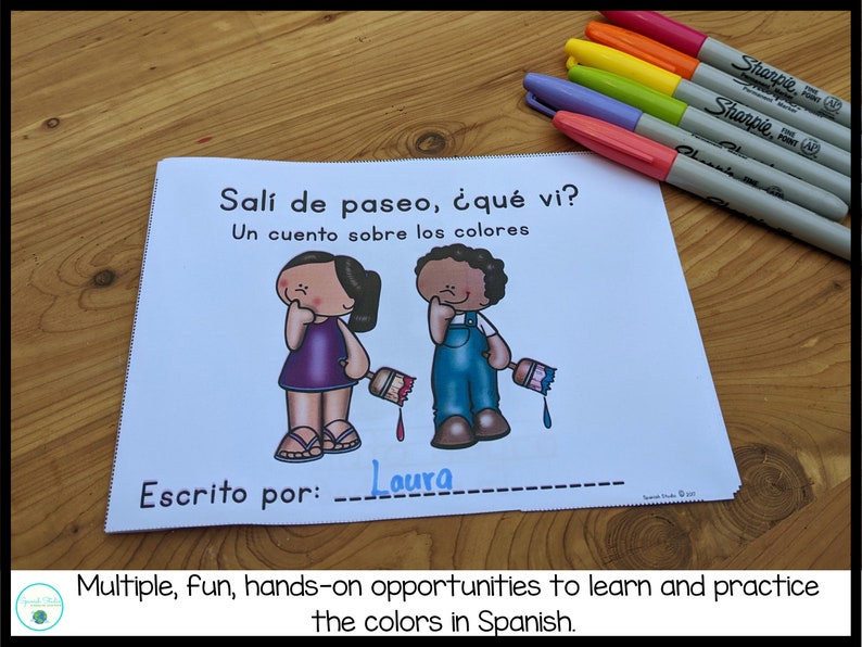 Color Activities Printables-spanish Activities-homeschool- Preschool ...