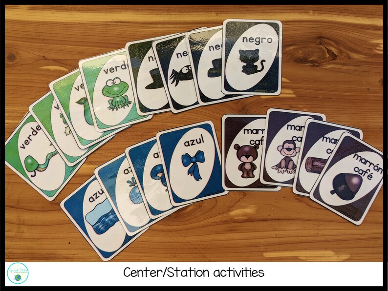 Color Activities Printables-spanish Activities-homeschool- Preschool ...