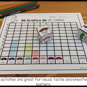 Color Activities Printables-spanish Activities-homeschool- Preschool ...