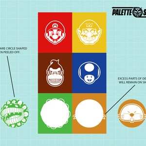 Super Mario Sticker Pack Set of 6 | Yoshi Pack | Weatherproof Matte ...