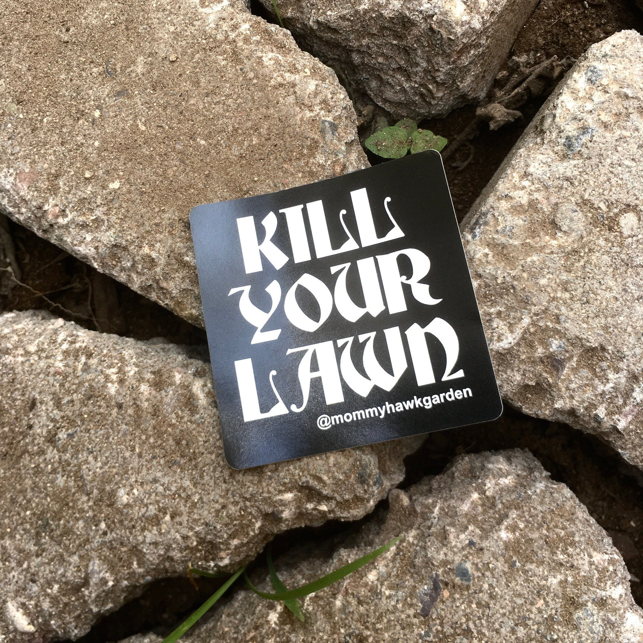 Kill Your Lawn Sticker - Etsy
