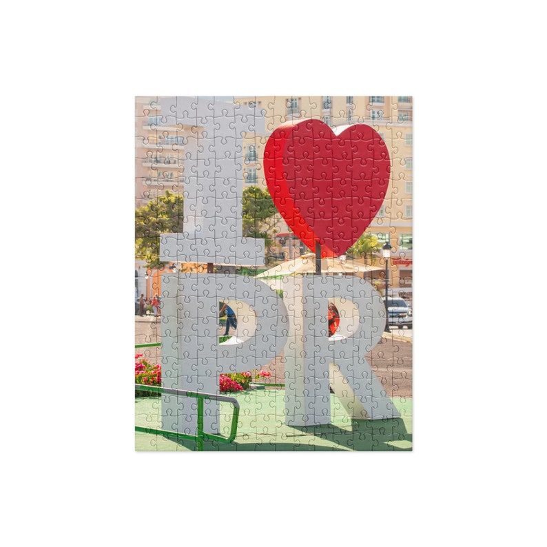 I Love Puerto Rico Sign Jigsaw Puzzle for Adults Puerto Rico - Etsy