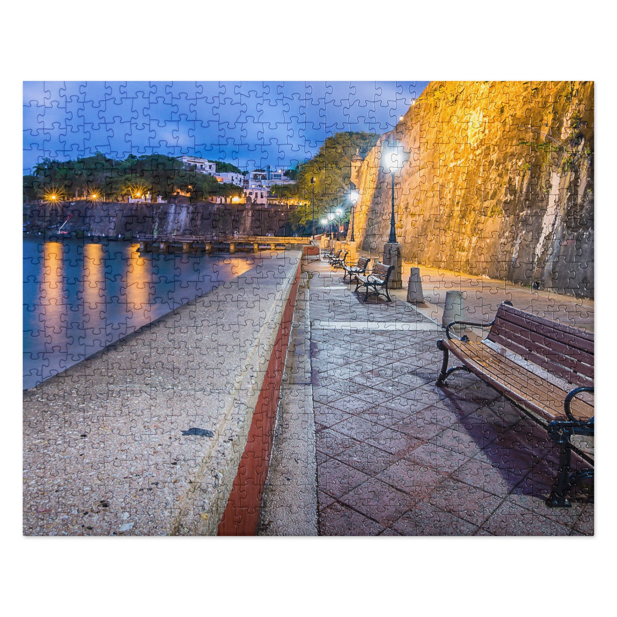 Paseo De La Princesa Puerto Rico | Jigsaw Puzzle for Adults - Etsy