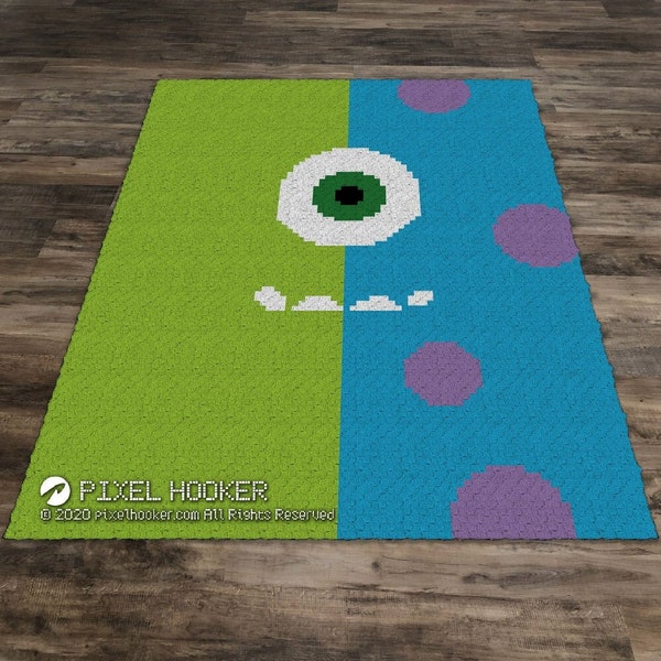 Crochet Monster Inc - Etsy